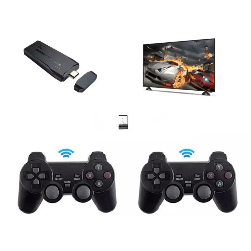 Andowl 4k Ultra Hd Game Stick Ηλεκτρονική Παιδική Ρετρό Κονσόλα 020-00 ...