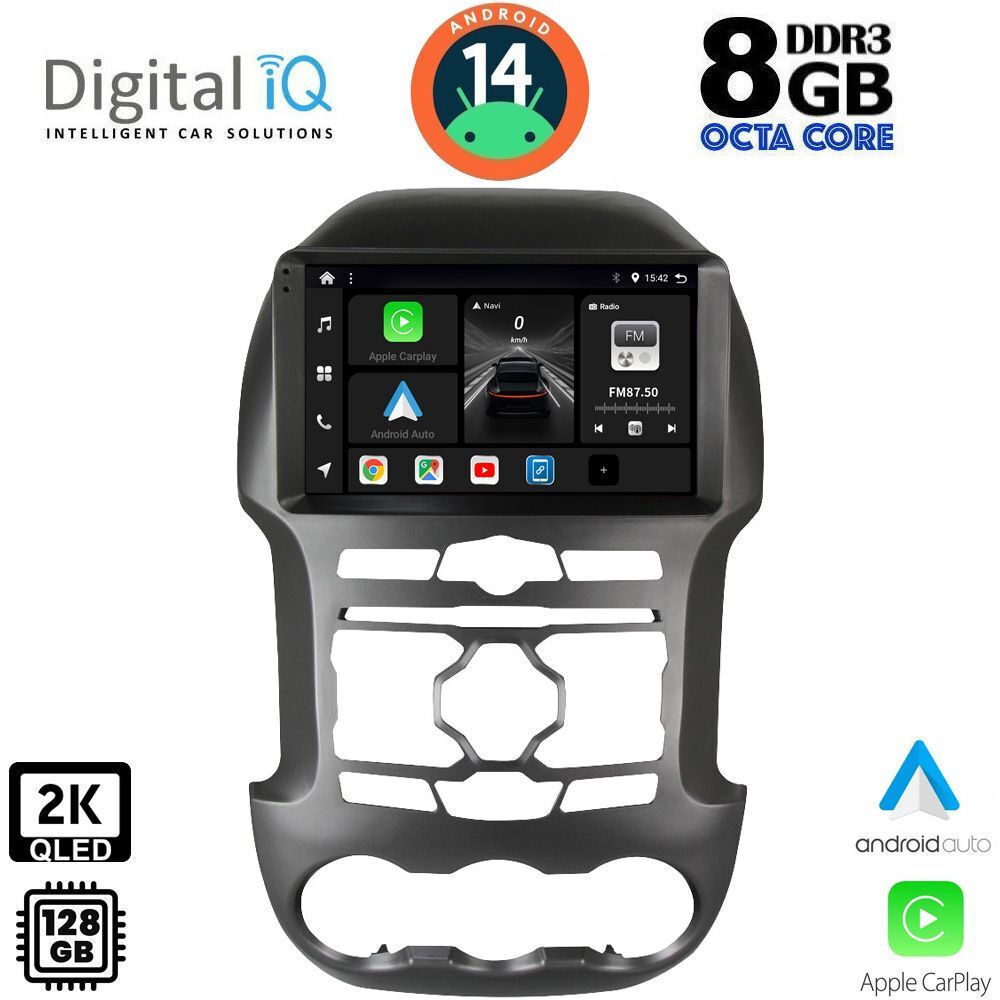 Digital IQ Ηχοσύστημα Αυτοκινήτου για Ford Ranger 2011-2015 (Bluetooth ...