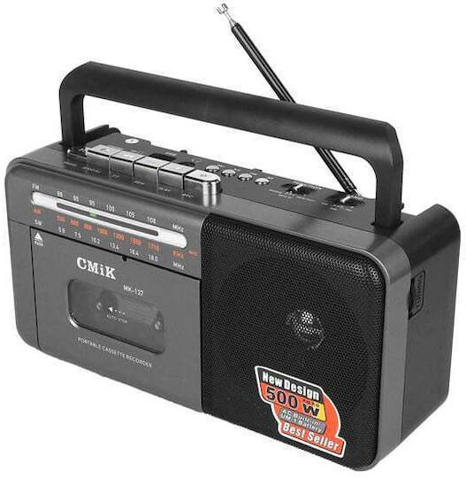 Cmik MK-137 Φορητό Ραδιόφωνο Ρεύματος / Μπαταρίας με Bluetooth και USB ...