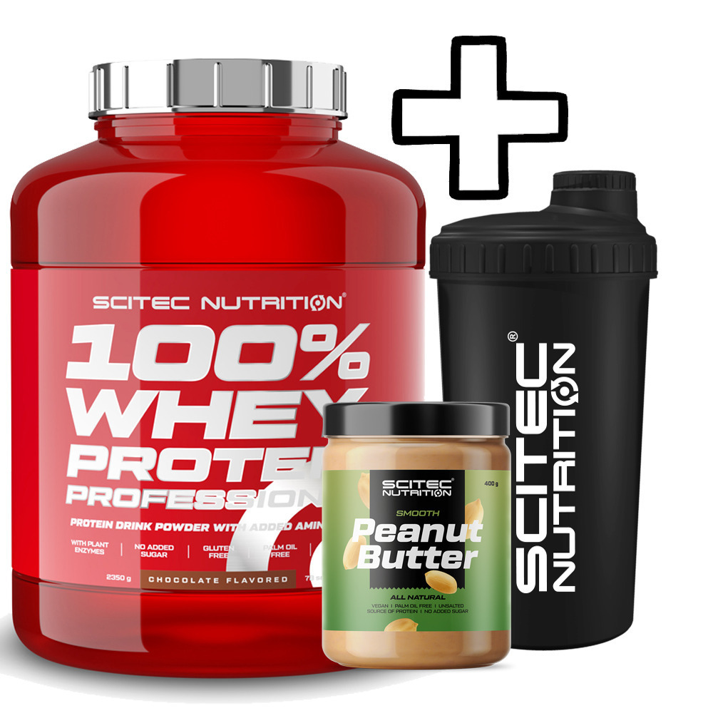 Scitec Nutrition 100% Whey Protein Professional 2350g Banana & Scitec ...