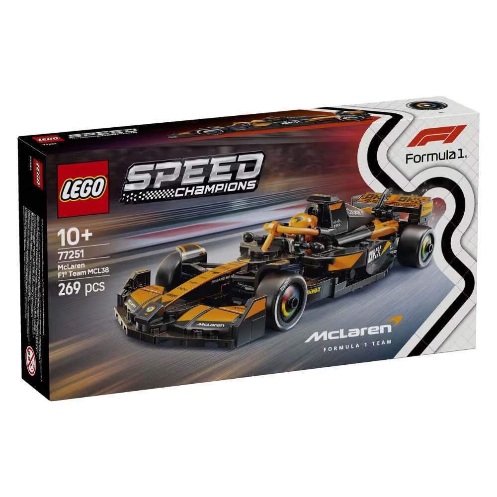 Lego Speed Champions Mclaren F1 Team MCL38 Race Car για 10+ Ετών 269τμχ ...