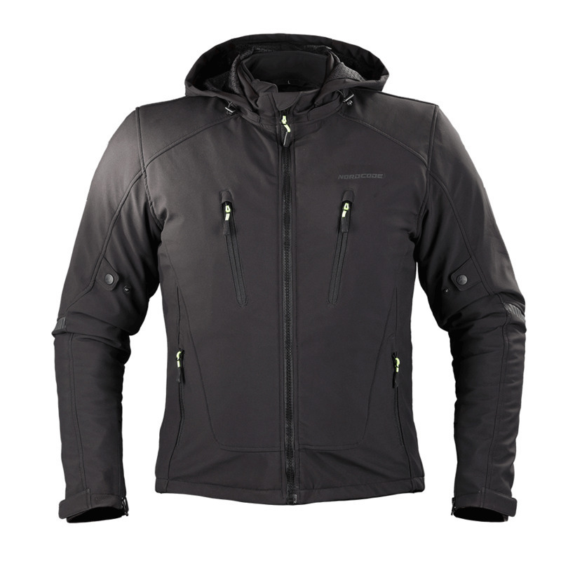 Nordcode Citizen Pro Oversize Χειμερινό Ανδρικό Μπουφάν Μηχανής Softshell Αδιάβροχο Μαύρο ...