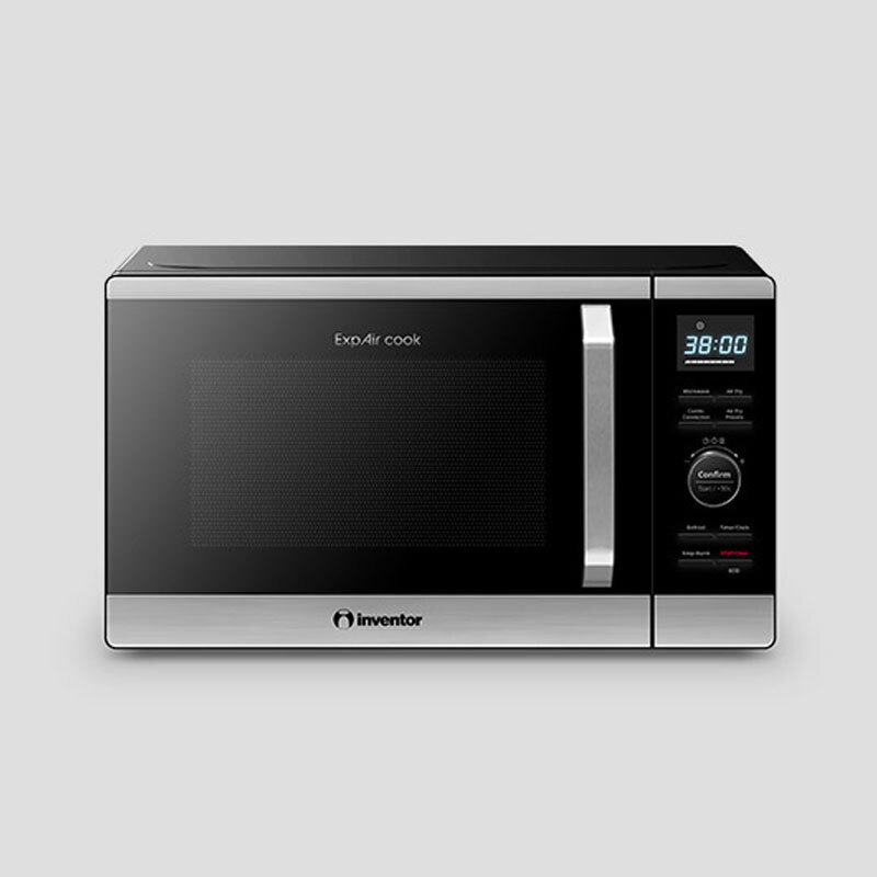 Inventor MWO-AF-27LT-BD Φούρνος Μικροκυμάτων με Grill 27lt Μαύρος ...
