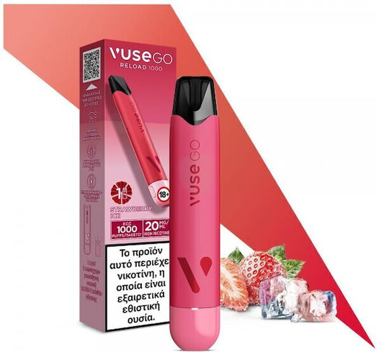 Vuse Go Reload Pen Kit με Ενσωματωμένη Μπαταρία Strawberry Ice | Skroutz.gr