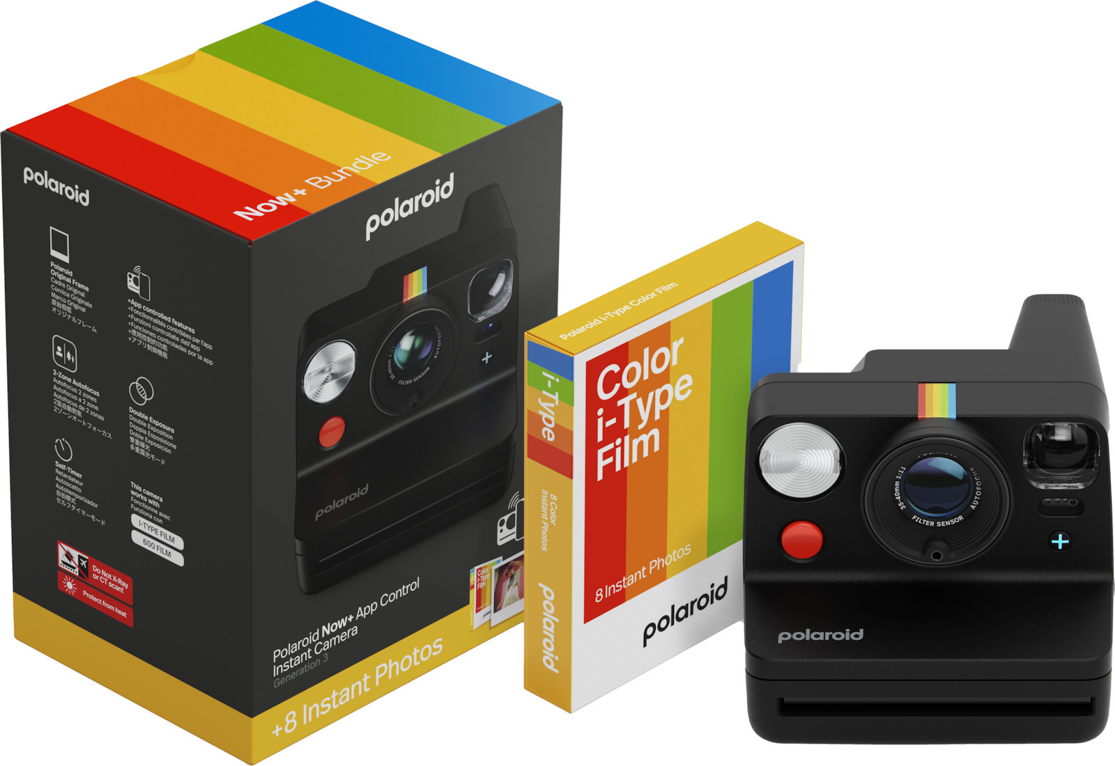Polaroid Instant Φωτογραφική Μηχανή Black | Skroutz.gr