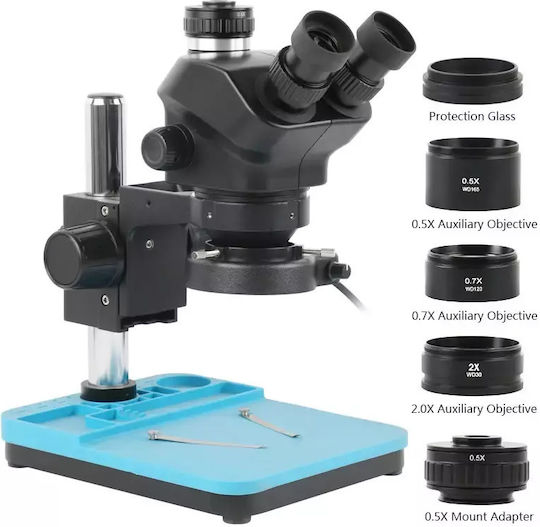 Trinocular Stereo Microscope 48mp Sensor 3.5-100x Magnification None ...
