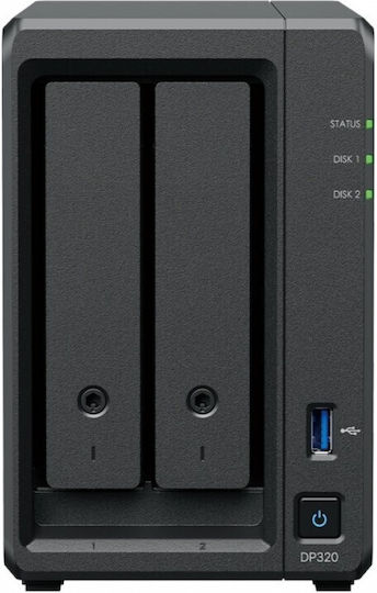 Synology ActiveProtect Appliance NAS Tower με 2 θέσεις για HDD/SSD και ...