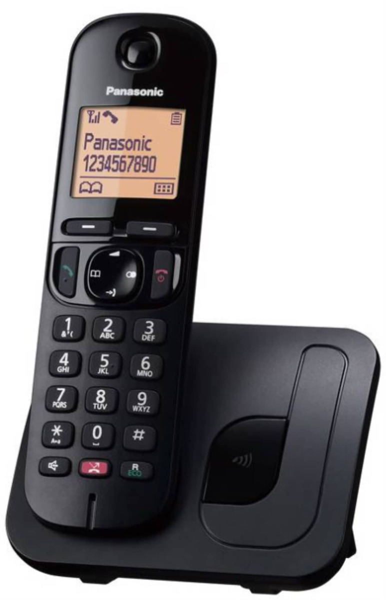 Panasonic KX-TGC250NLB Ασύρματο Τηλέφωνο Μαύρο | Skroutz.gr