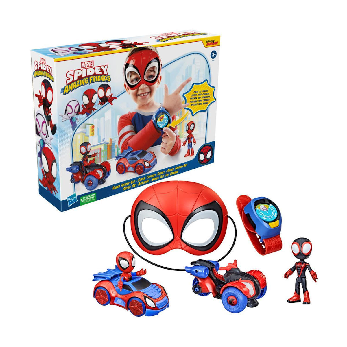 Φιγούρα Δράσης Spidey And His Amazing Friends: Role Play Vehicle Bundle ...