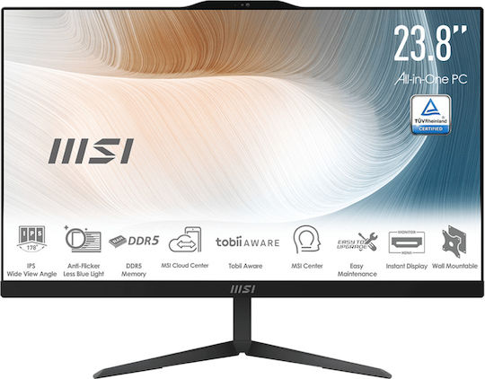 MSI AIO Modern AM242 1M-1219EU 27" (Nucleu 5-120U/8GB/512GB SSD/W11 Pro ...