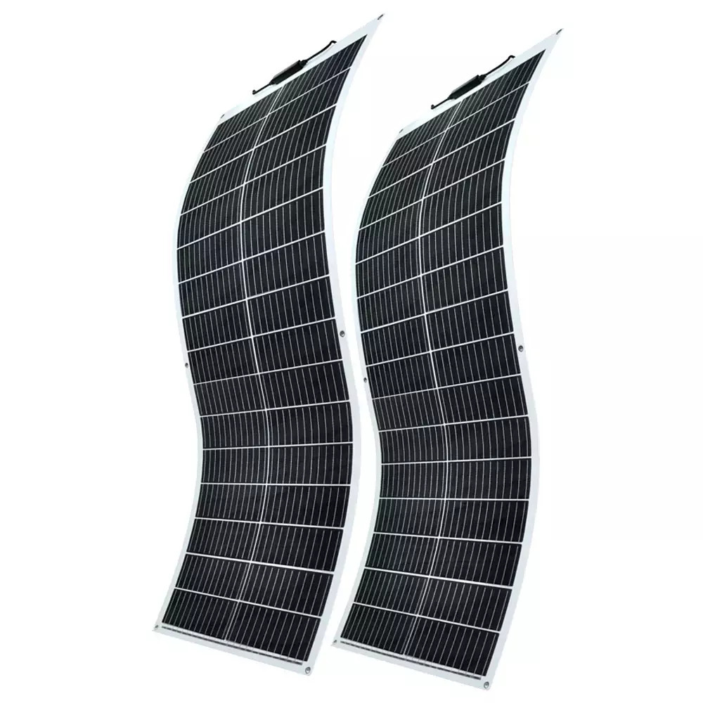 Flexible Monocrystalline Solar Panel 100w Power Output Lightweight ...