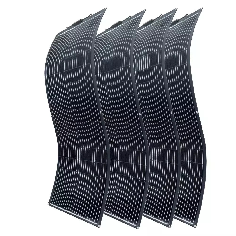Flexible Monocrystalline Solar Panel 100w Power Output Lightweight ...