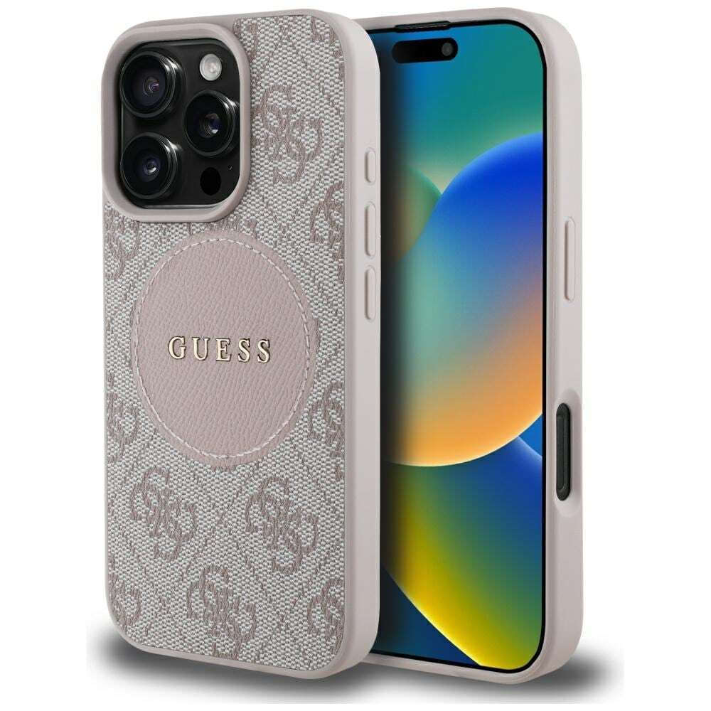 Guess 4g Circle Classic Logo Back Cover Σιλικόνης Ροζ (iPhone 16 Pro ...