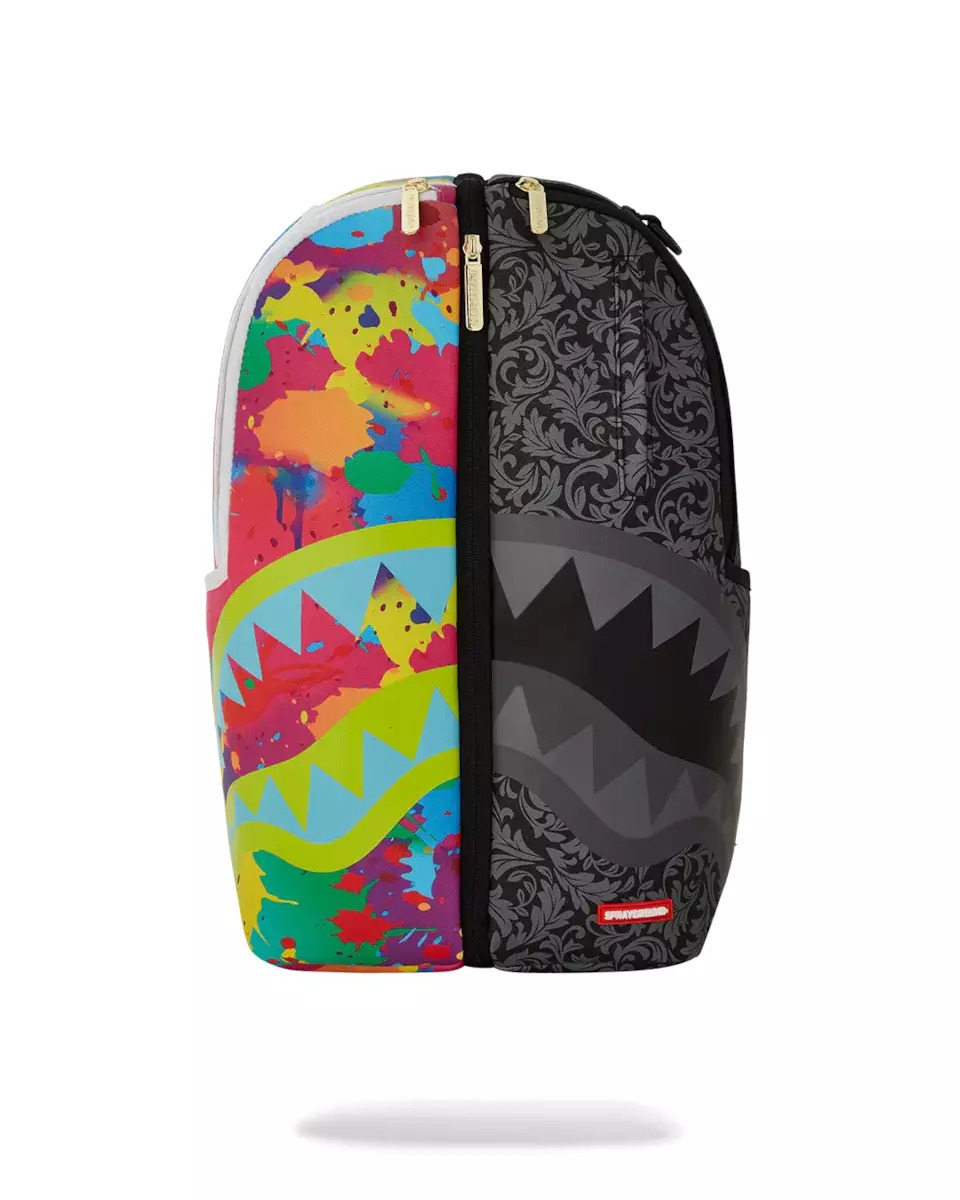Sprayground DLXV Split Σχολική Τσάντα Πλάτης Γυμνασίου - Λυκείου ...
