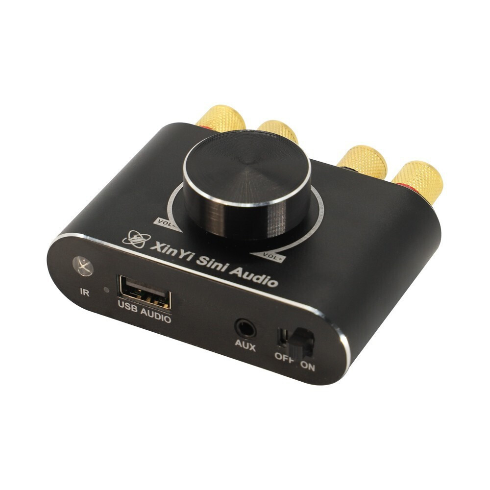 Xy-x100h Amplifier Ήχου Class D 2x100w Rms Hifi Bluetooth Aux Usb ...