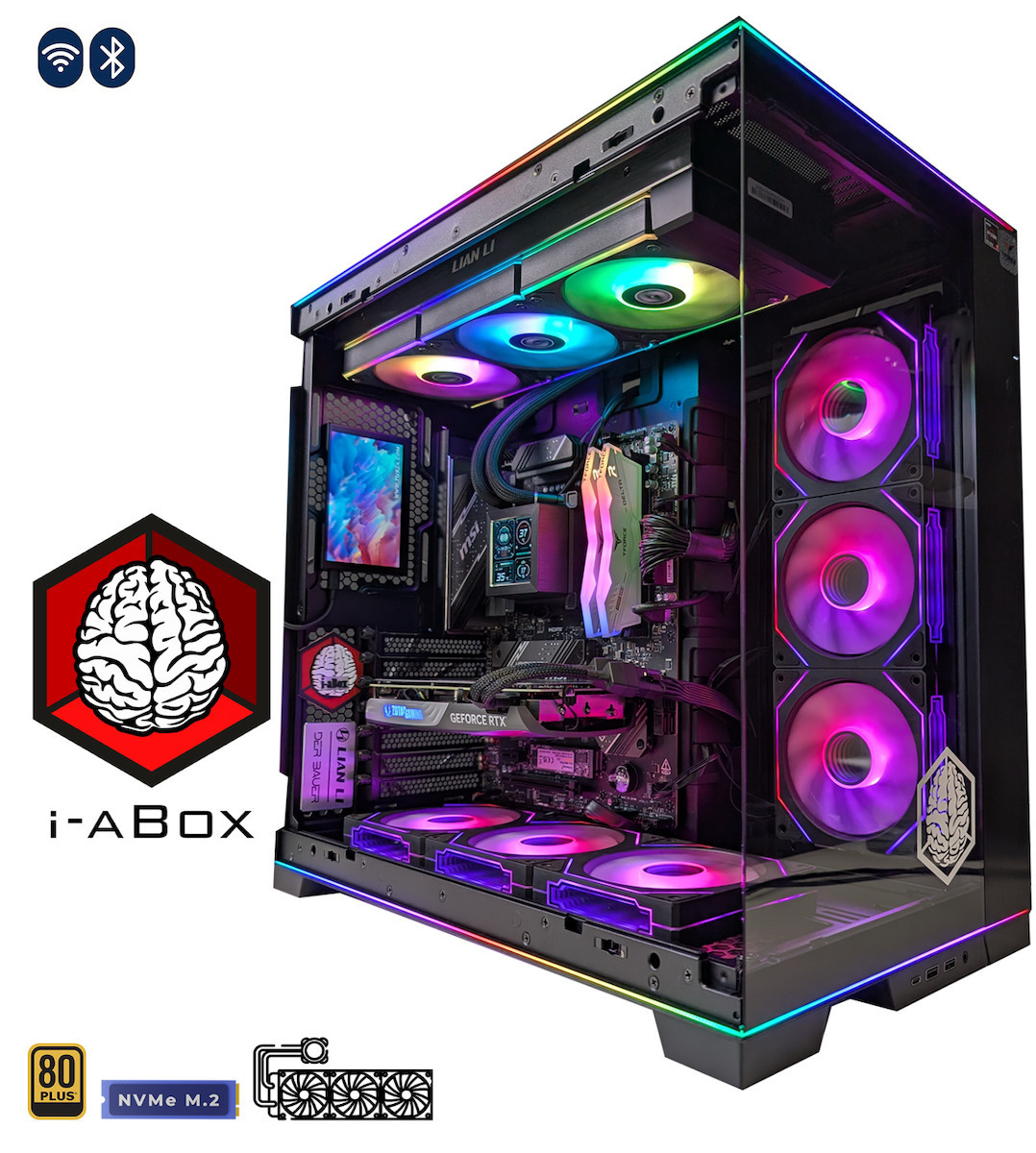 i-aBox Ultimate Beast v4i Pro Max Gaming Desktop PC (Ryzen 7-9800X3D ...