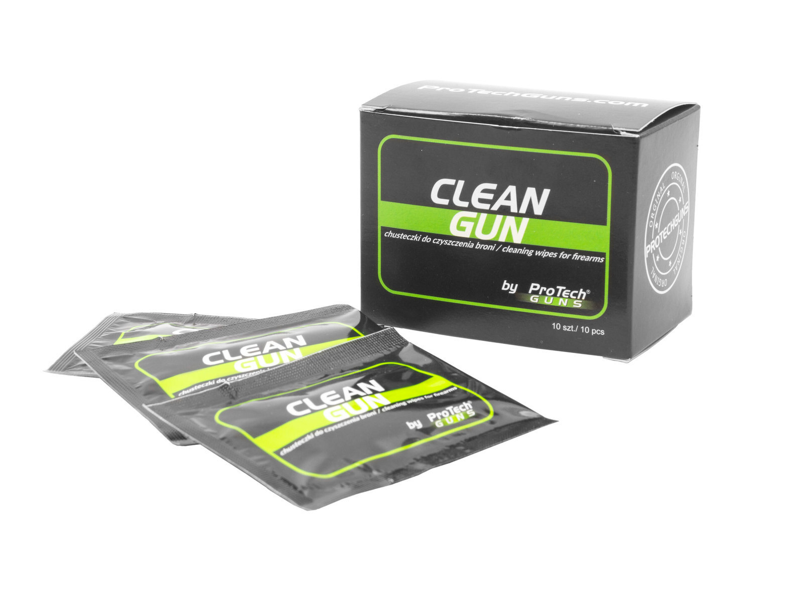 Pro Tech Guns Clean Gun Cleaning Wipes 10 Pcs | Skroutz.gr