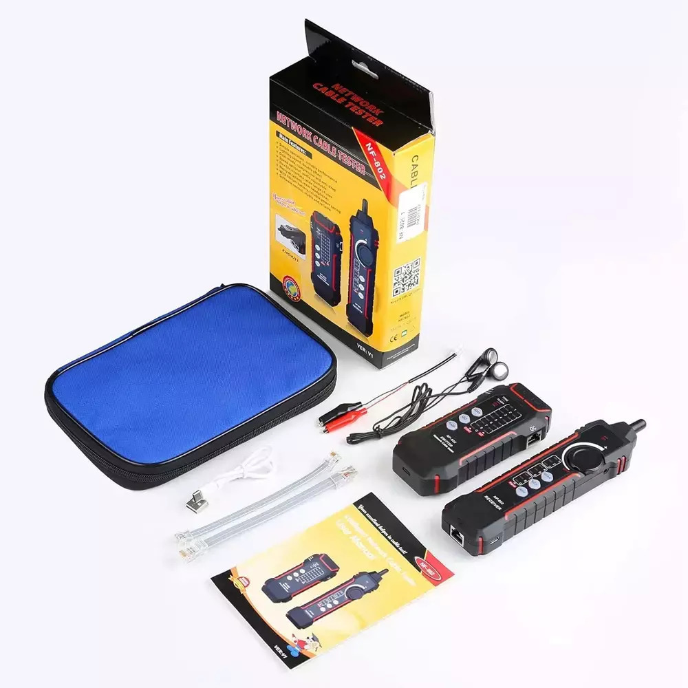 Network Cable Tester Continuity Port Blink Function Rj11/rj45 ...