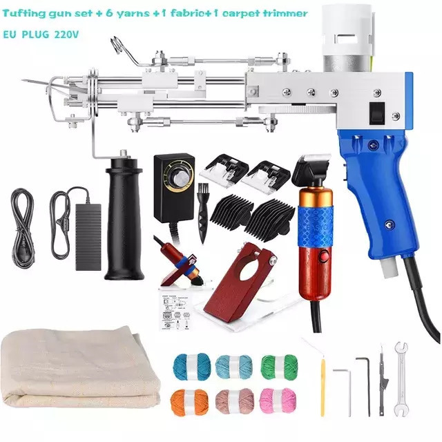 Tufting Gun Set 2in1 Electric Tufting Gun 7-21mm Tufting Machine Eu ...