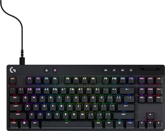 Logitech Pro X TKL Rapid Gaming Πληκτρολόγιο Tenkeyless με Magnetic ...