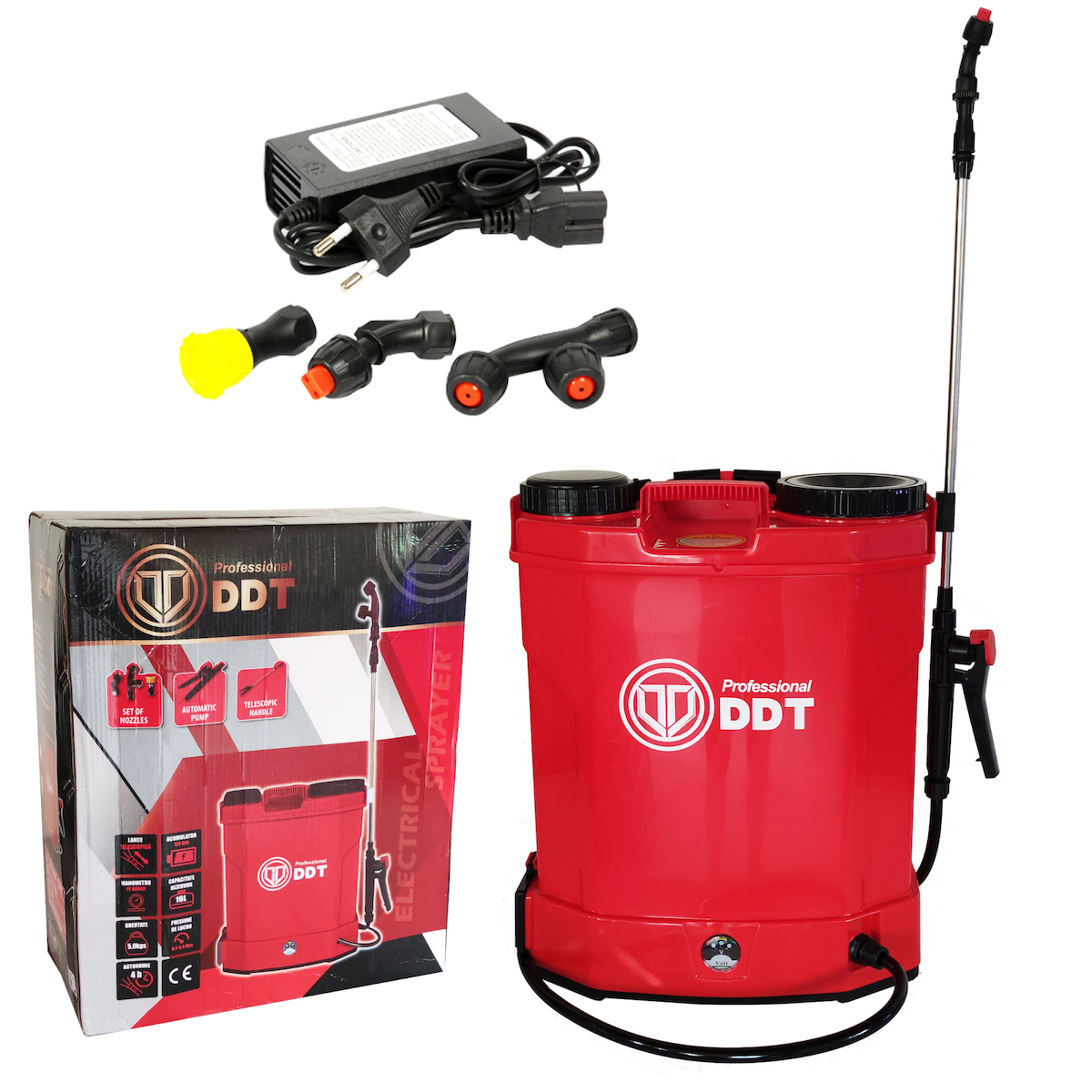Battery-powered Sprayer 16 Liter Tank 12 V 8 Ah | Skroutz.gr