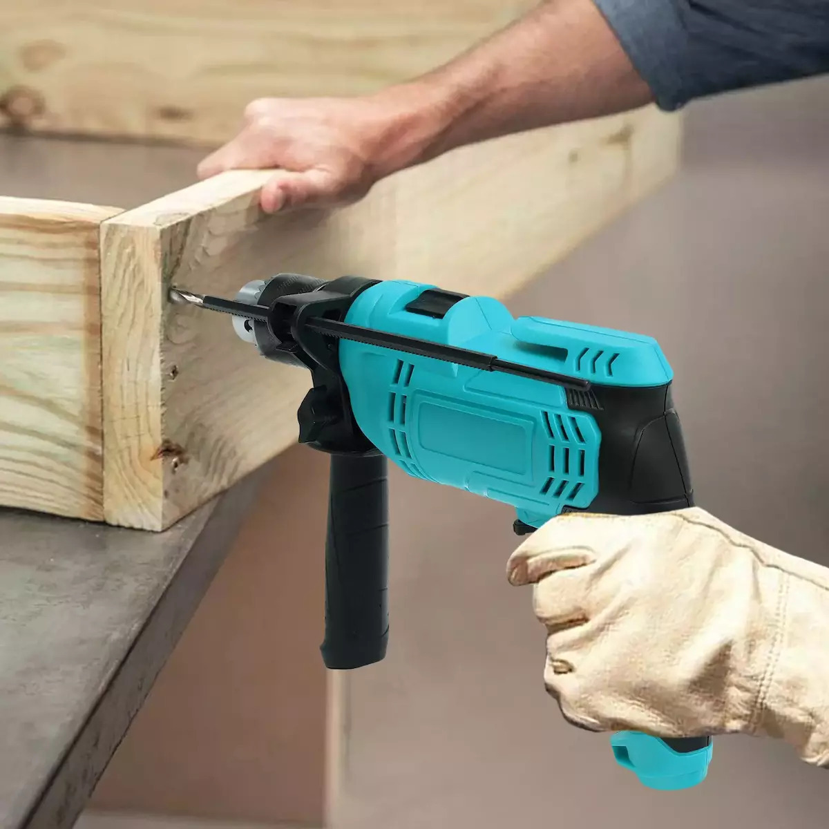 Electric Rotary Hammer Drill 800w Power 360° Swivel Handle Quick Bit ...