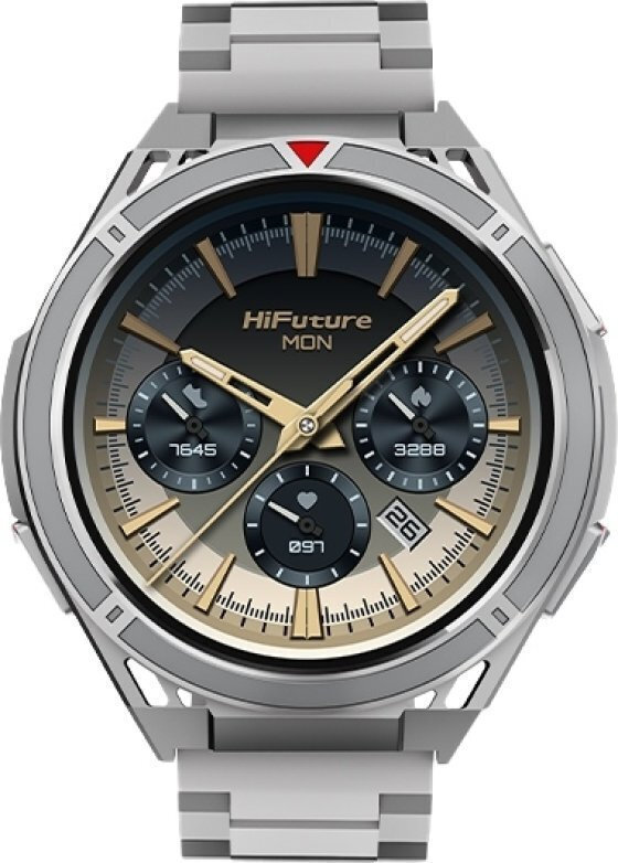 HiFuture Active Αδιάβροχο Smartwatch με Παλμογράφο (Ασημί) | Skroutz.gr