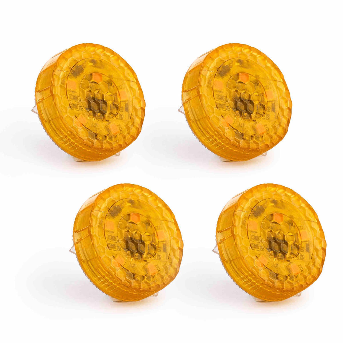 Pack 4 Set 5 Wireless Magnetic Led Lights Hazard Signaling Open Doors ...