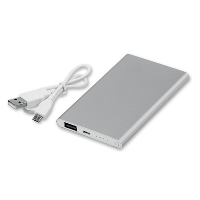 Power Bank 4000mAh με Θύρα USB-A και Θύρα USB-C Γκρι | Skroutz Cyprus