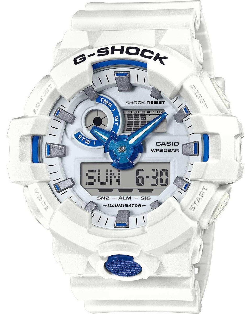 Casio G-shock Αναλογικό/Ψηφιακό Ανδρικό Ρολόι Χρονογράφος Μπαταρίας με ...
