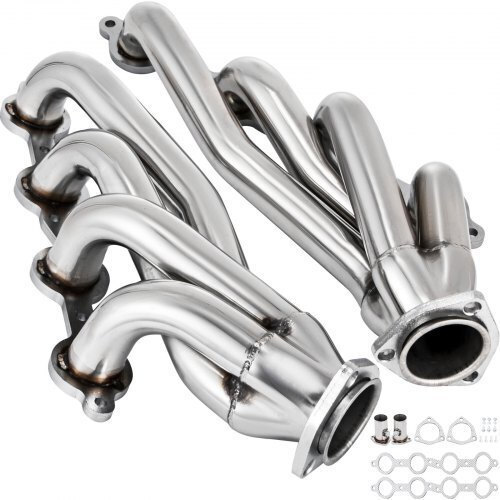 Vevor Exhaust Header Set 1 3/4" Exhaust Turbo Headers Stainless Steel ...