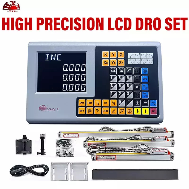 Digital Readout Display System 2 Axis 1000mm Linear Encoder Ootical ...