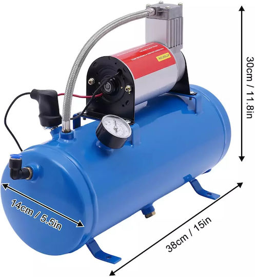 Air Compressor 150 Psi Max Pressure 6l Tank Capacity Blue | Skroutz Cyprus