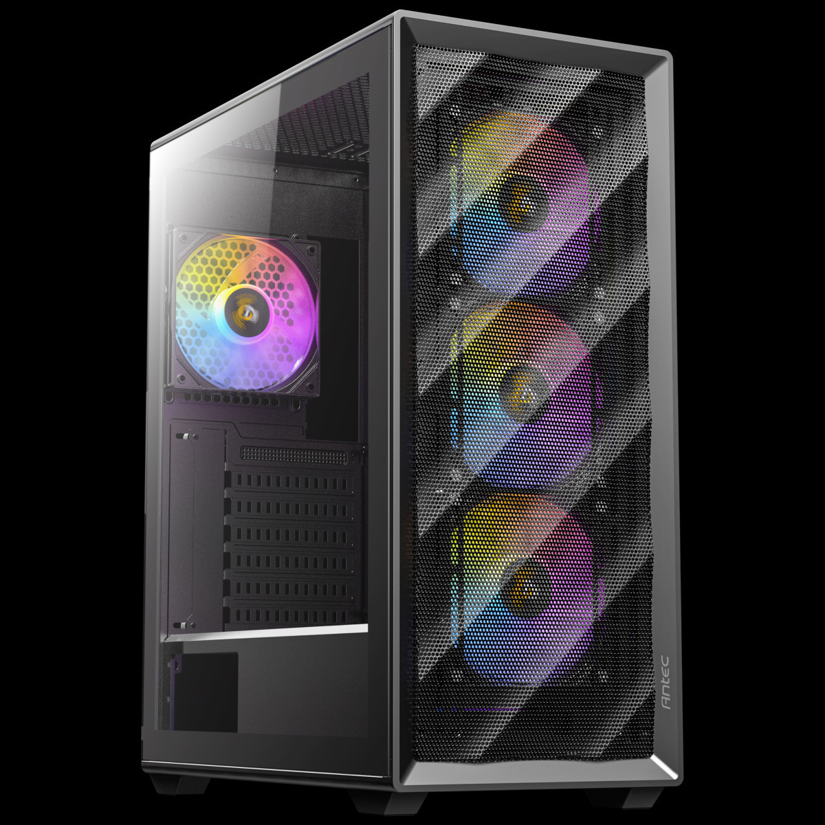 Antec AX85 Gaming Midi Tower Κουτί Υπολογιστή με Πλαϊνό Παράθυρο και ...