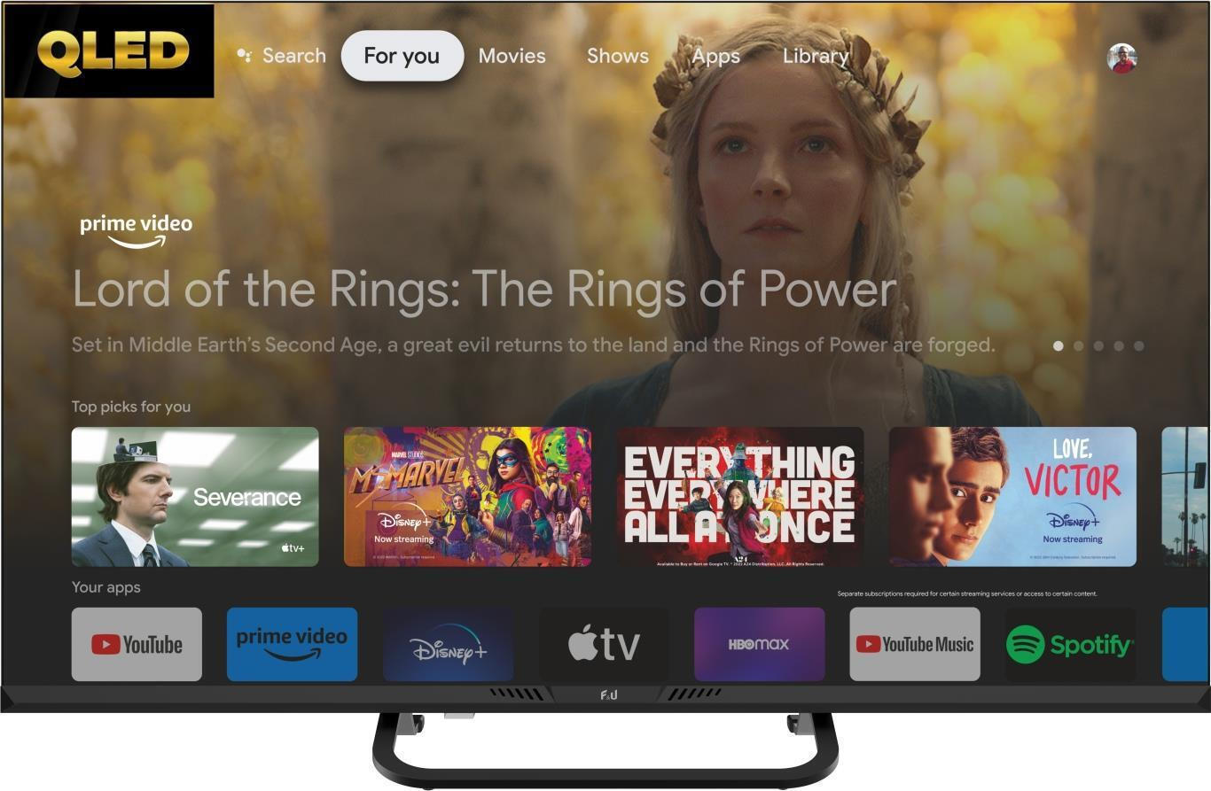 F&U Smart Τηλεόραση 43" Full HD QLED FLG43141QL (2024) | Skroutz.gr