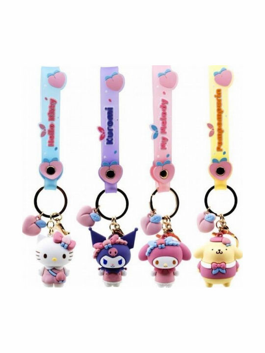 Hello Kitty & Friends Kuromi 3d Peach Series Μπρελόκ Βραχιόλι | Skroutz.gr