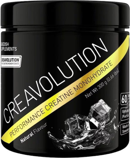 Swedish Supplements Creavolution Performance Ultra Micronized Creatine Monohydrate 200 Mesh 300 ...