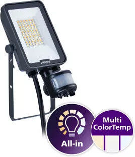 Philips Rezistent la apă Proiector LED 20W Alb Cald cu Senzor de ...