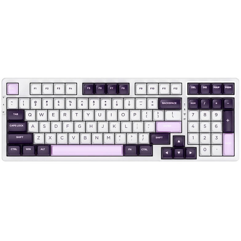 VGN V98 Pro V2 Ασύρματο Gaming Μηχανικό Πληκτρολόγιο 98% με RGB φωτισμό (Αγγλικό US) Crystal ...