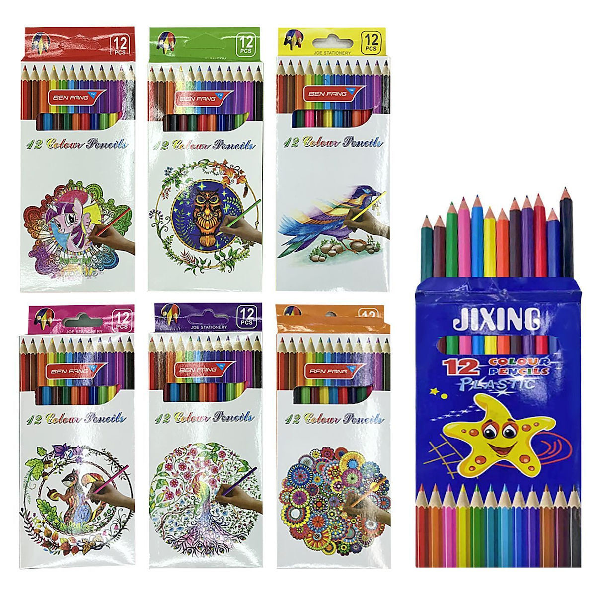 Justnote Ξυλομπογιές Σετ 12 χρώματα 80169 | Skroutz.gr