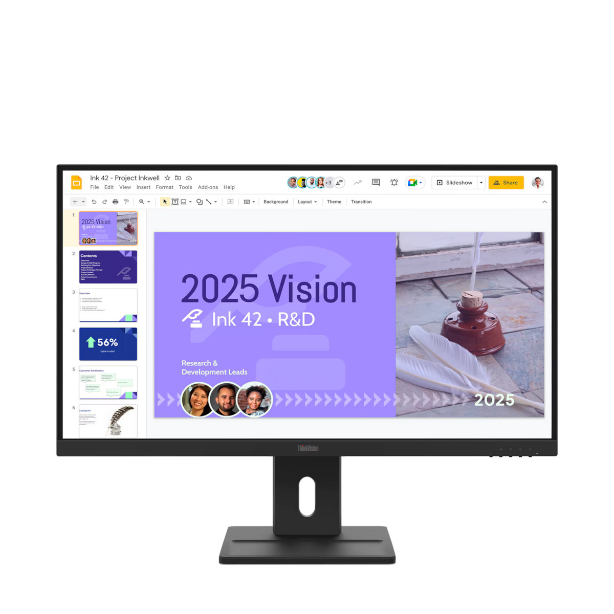 Lenovo ThinkVision E27q-20 IPS Monitor 27" QHD 2560x1440 με Χρόνο ...