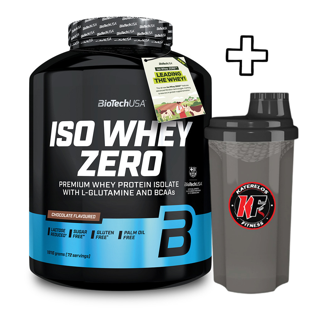 Biotech Usa Iso Whey Zero 1816g Alune de Pădure & Katerelos Fitness ...