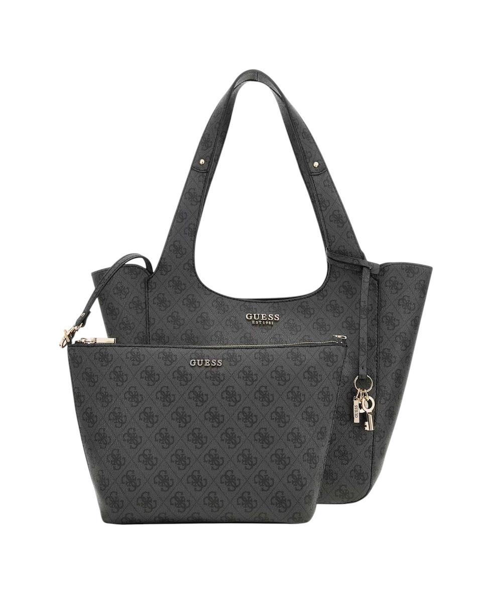 Guess Calista Σετ Γυναικεία Τσάντα Tote Χειρός Μαύρη HWSG7334220-CLO ...