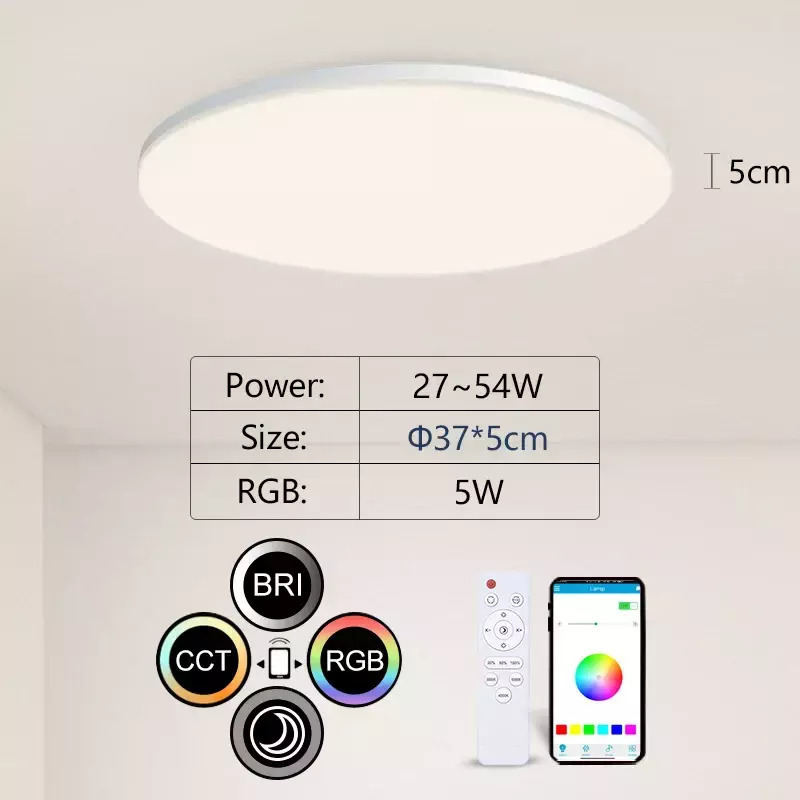 Ceiling Light Smart Control Energy Efficient 37cm 14.57 Inch | Skroutz ...
