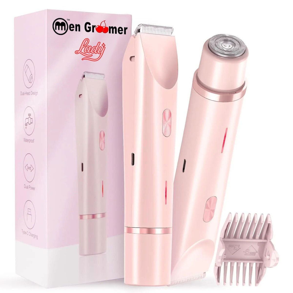 Men Groomer Αποτριχωτική Μηχανή Epilator για Πρόσωπο, Σώμα & Μπικίνι ...
