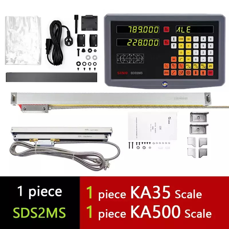 Dro Kit Digital Readout System Linear Scale Encoder Dro-ka35-ka500 ...