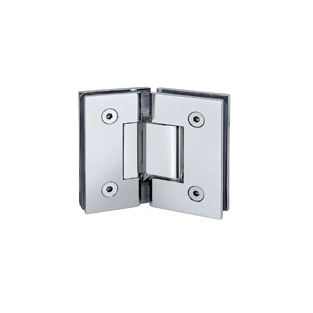 Stainless Steel Bracket Glass Door Shower Cabin Glass-to-glass ...