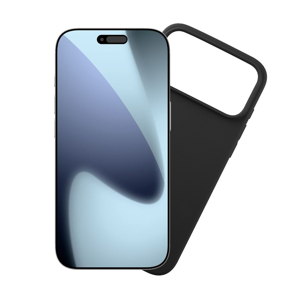 Volte-Tel Camera Guard Back Cover Σιλικόνης με Λουράκι Μαύρο (iPhone 17 ...