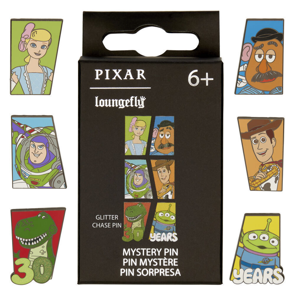 Loungefly Disney Pixar Toy Story 30th Anniversary Mystery Blind Box Enamel Pin Assorted 12 Τεμ ...