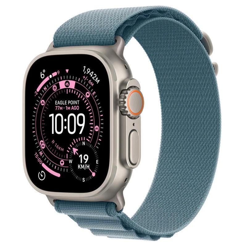 Apple Watch Ultra 3 Titanium 49mm Αδιάβροχο με eSIM και Παλμογράφο (Natural Titanium Case with ...